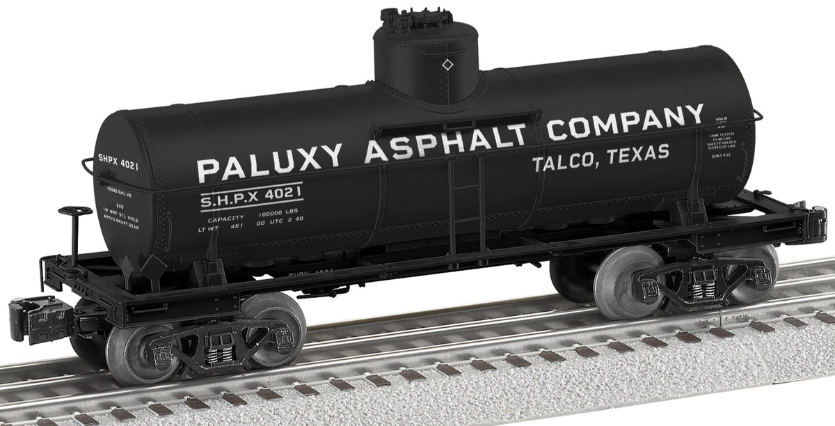 Lionel 2426550 - 8k Gallon Tank Car "Paluxy Asphalt" #4021 – MrMuffin ...