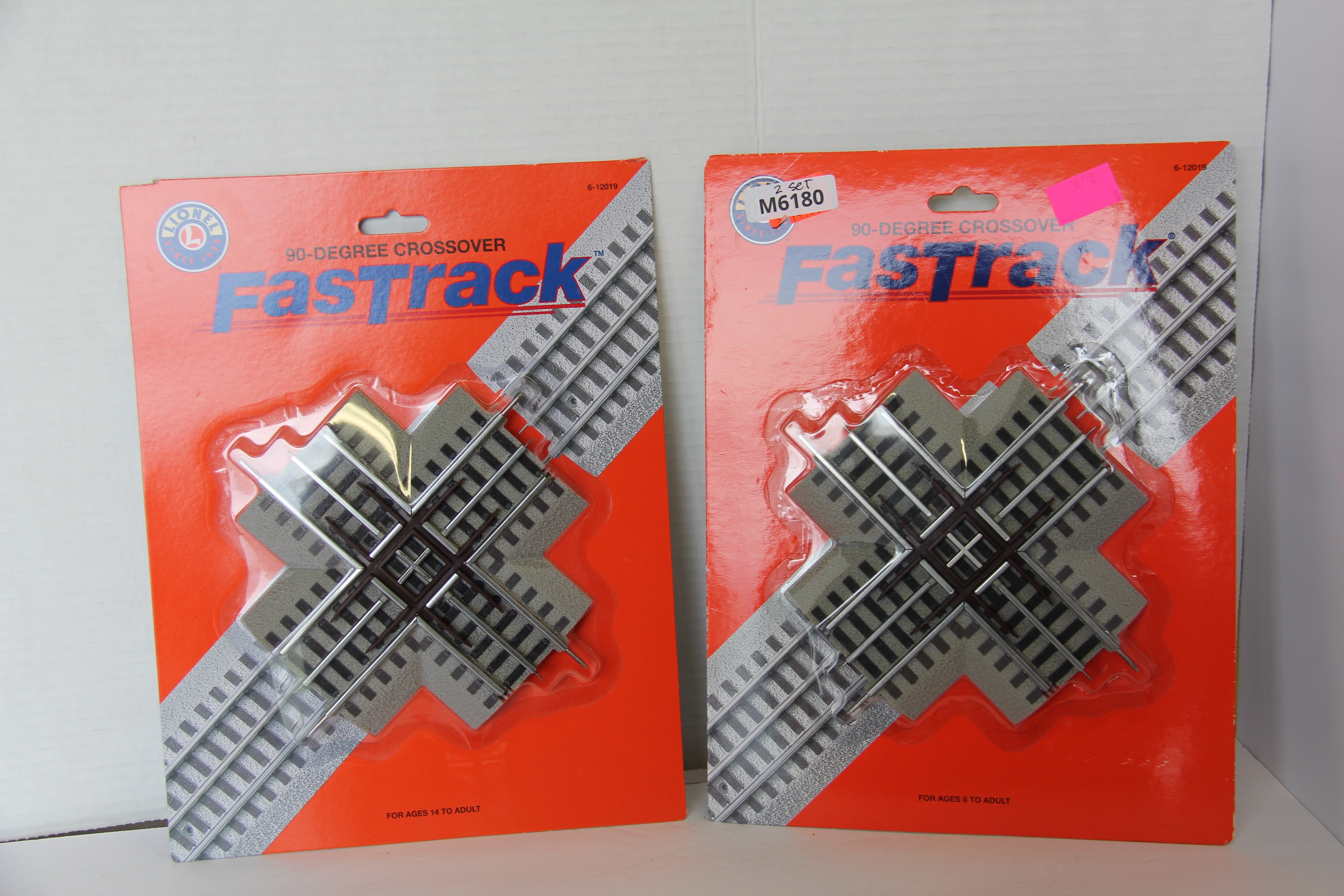 Lionel 6-12019 FasTrack 90 Degree Crossover-2 Set-Second hand-M6180 ...