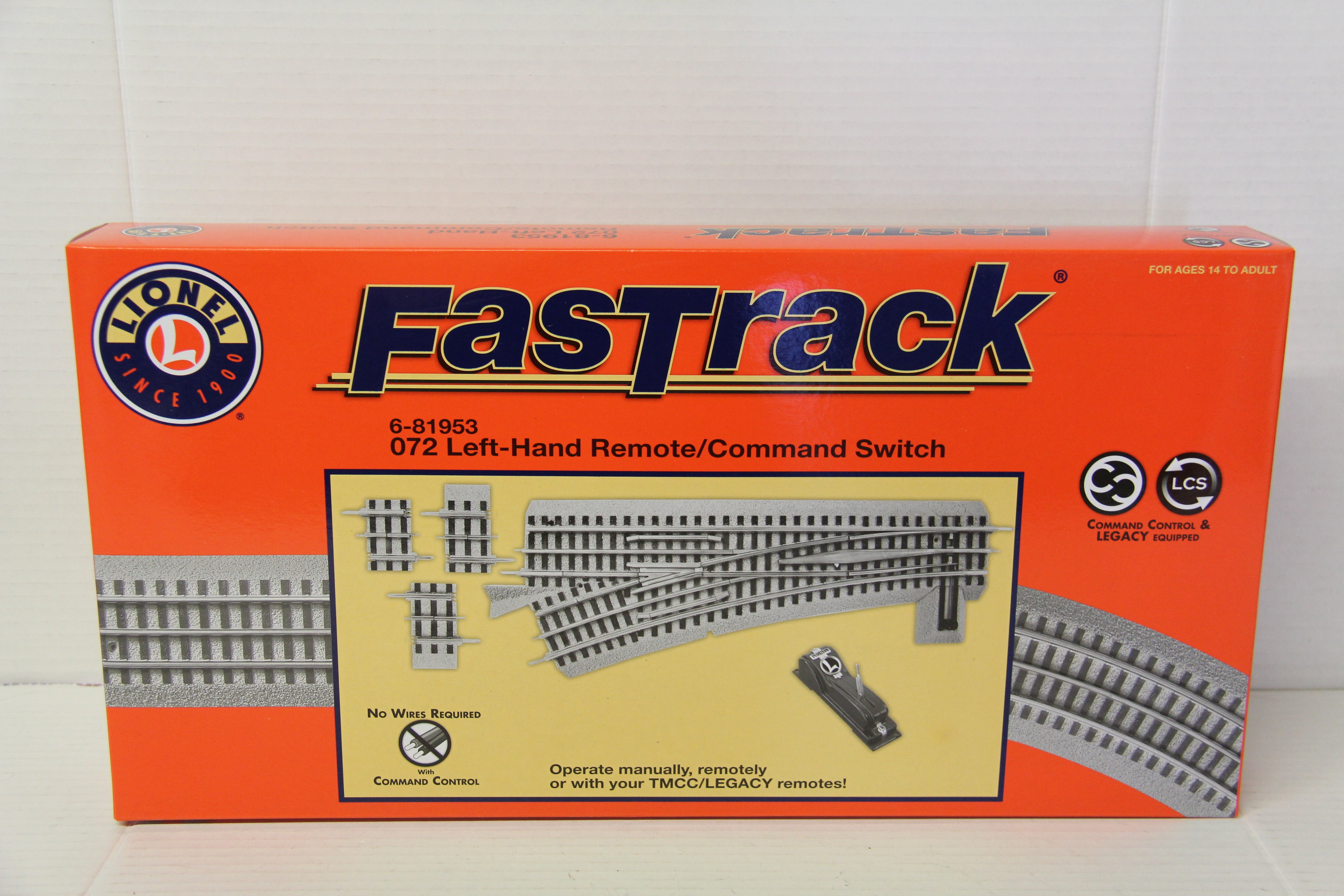 Lionel FasTrack 6-81953 -072 Right Hand Remote Command Switch-Second h ...