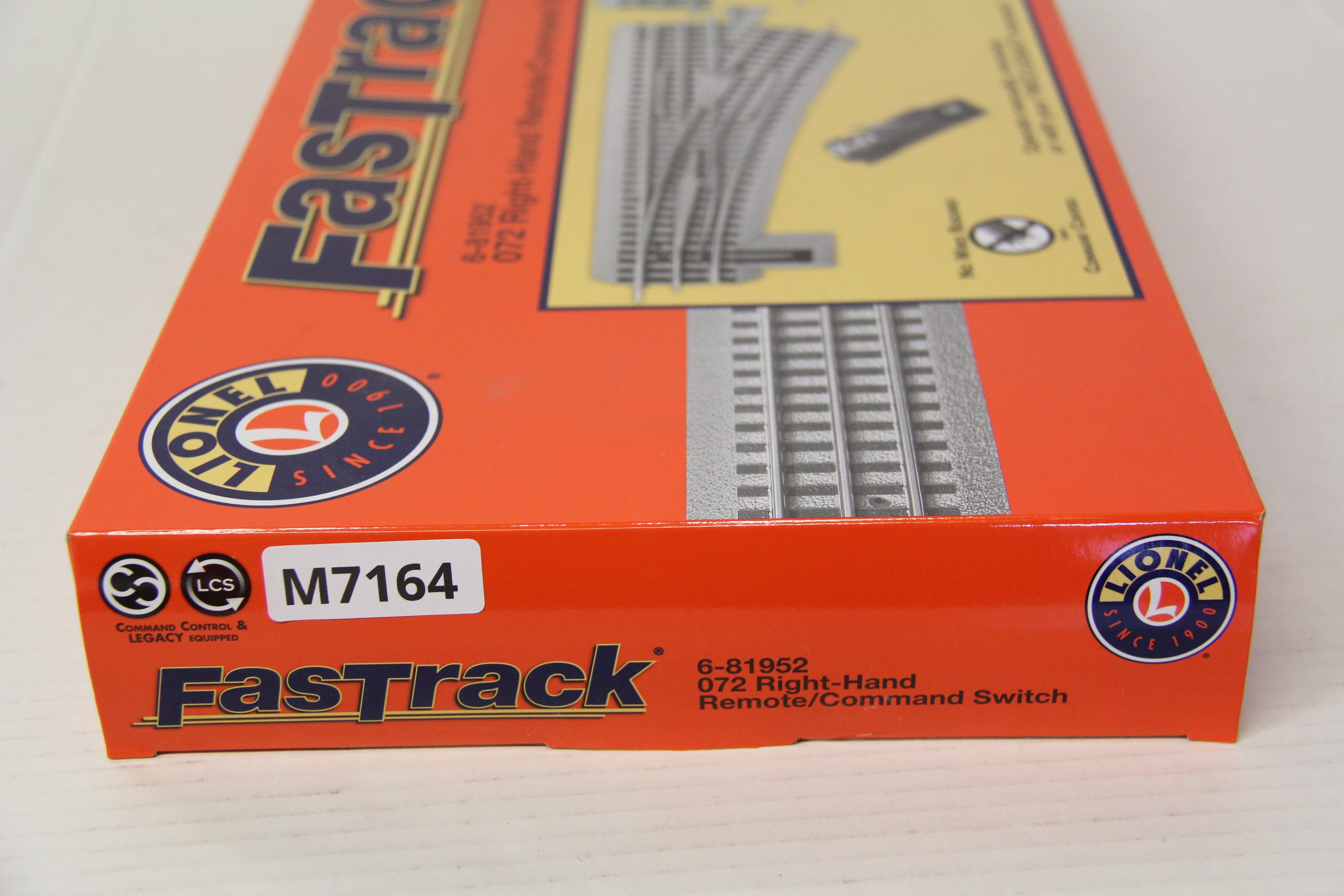 Lionel FasTrack 6-81952 -072 Right Hand Remote Command Switch-Second h ...