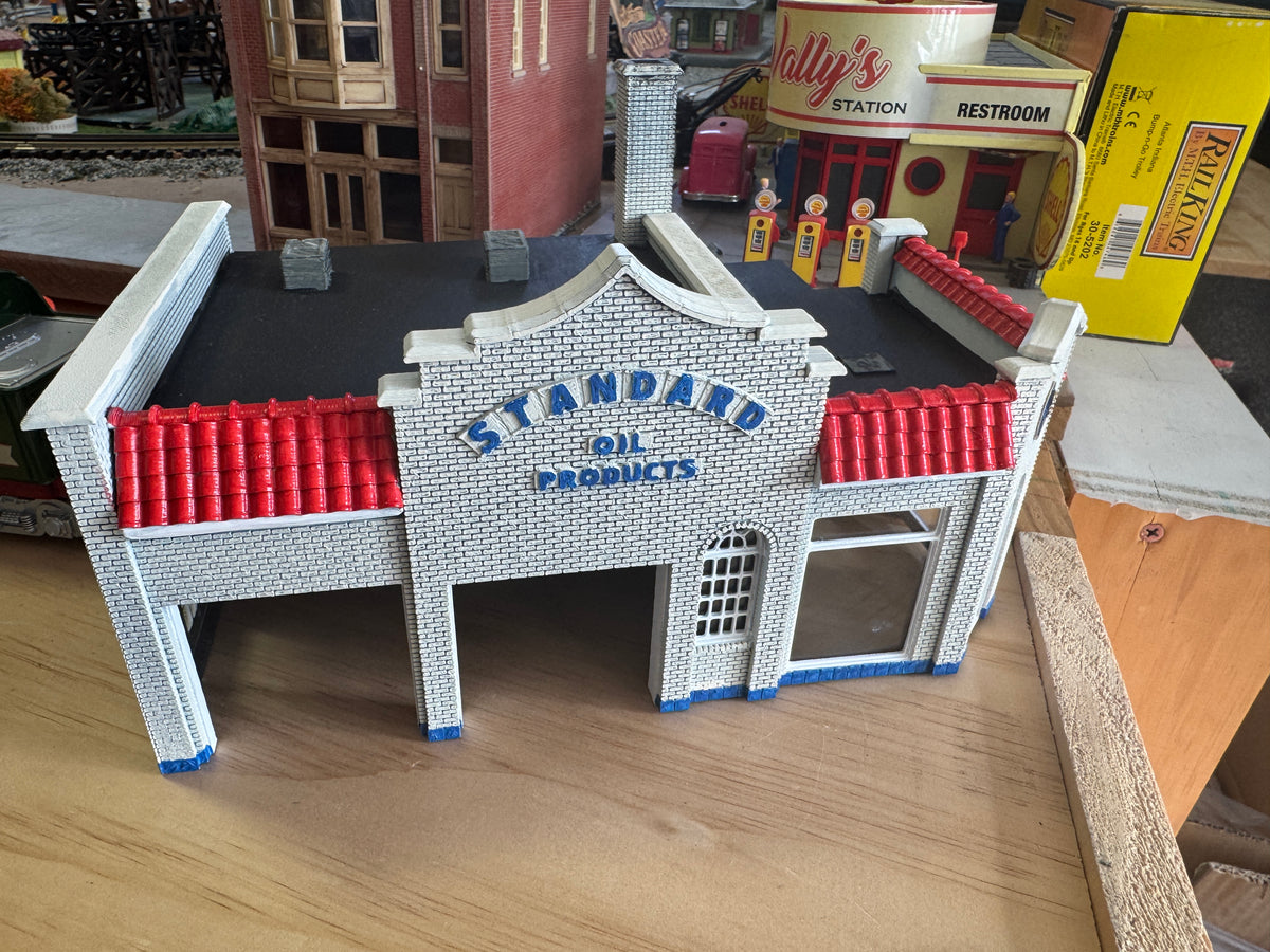 Sedgwick O Scale Models M002 - Standard Oil Station Kit – MrMuffin'sTrains